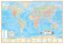 WORLD PHYSICAL MAP ENGLISH 30 X 40 LAMINATED MRP RS 150 - Ashoka Book Depot